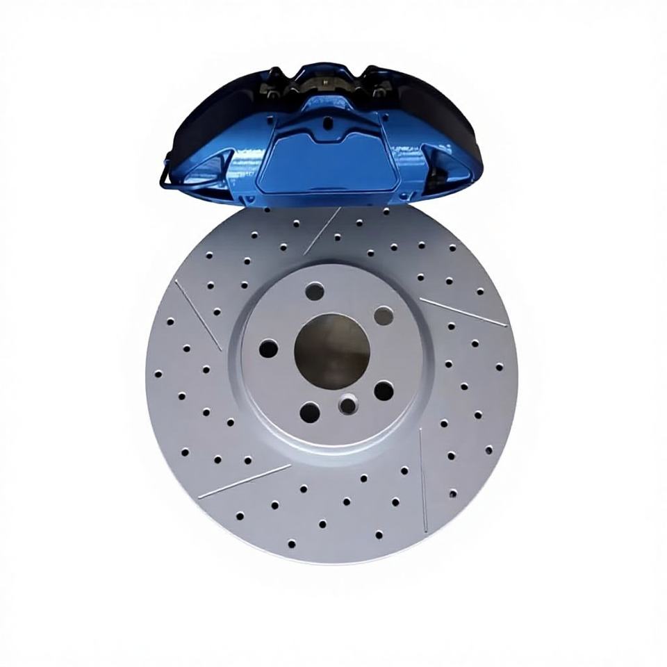 Red Racing Brake Caliper Sports Modified Racing 4 PISTON Big Jcw Brake ...