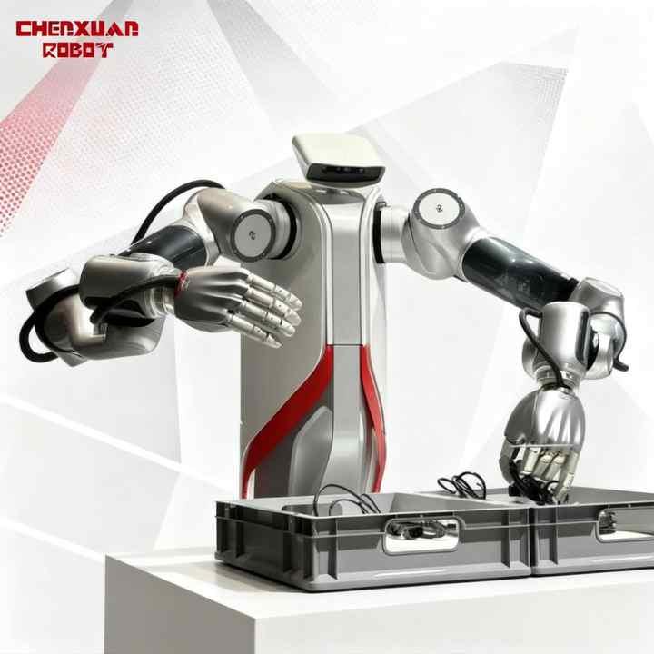 AI Powered Assistant Robot Intelligent Dual Arm Collaborative Service ...