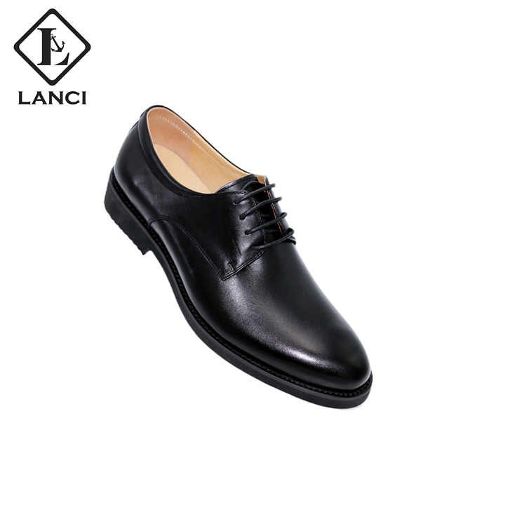 LANCI 2022 Factory Supply Men Shoes - Genuine Leather Dress Shoes & Oxfords