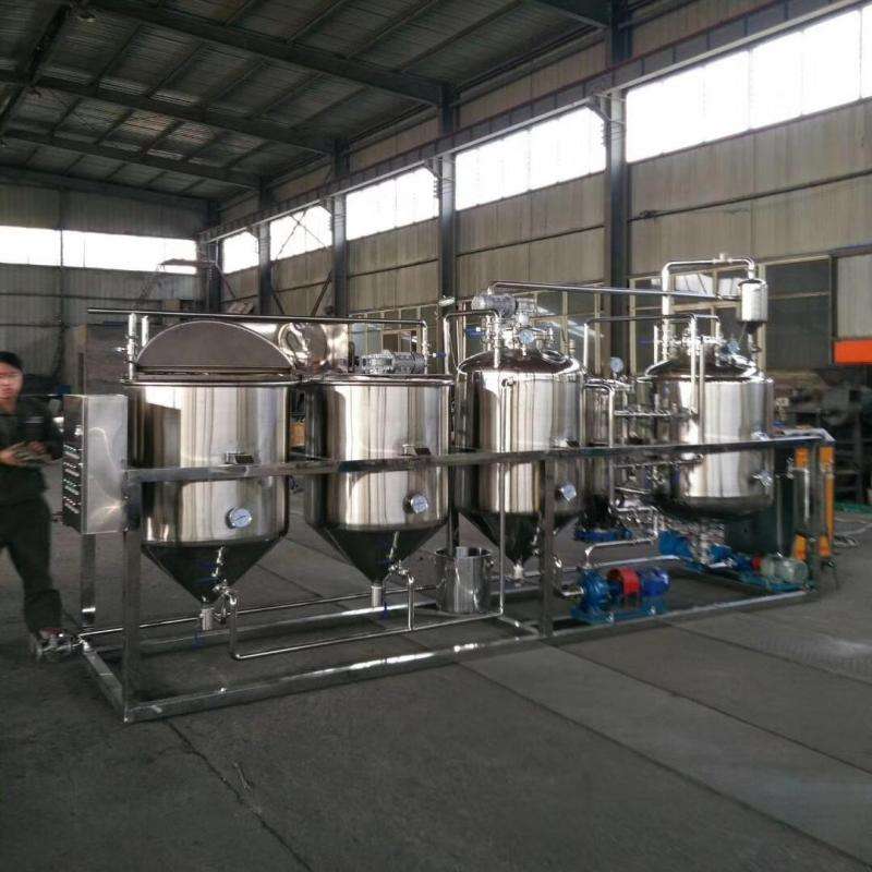 Small Scale Edible Oil Refinery Machine Sunflower Oil Refinery Machine ...