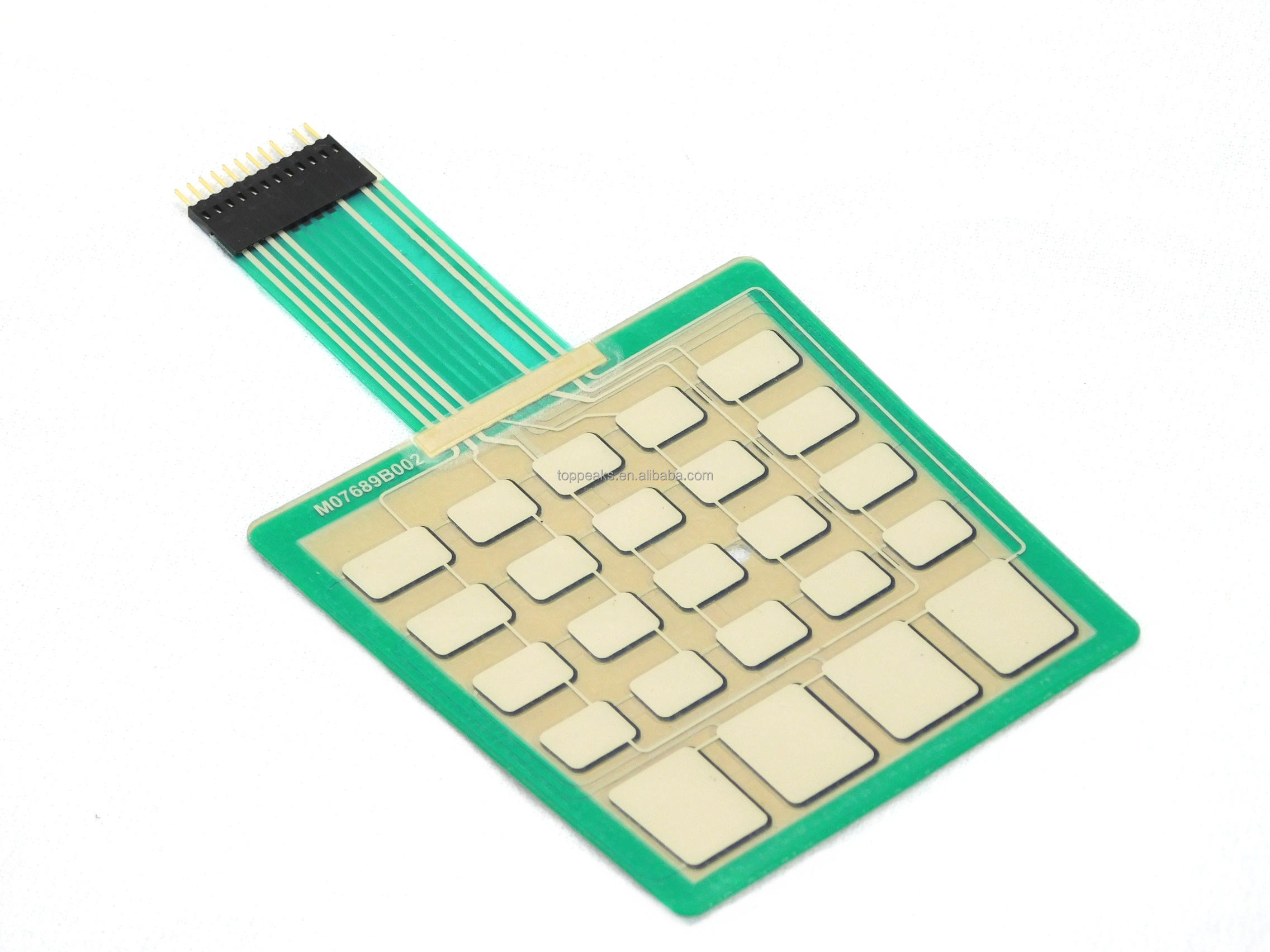 Preset membrane switch keyboard E-CIM Customer input keyboard PI ...