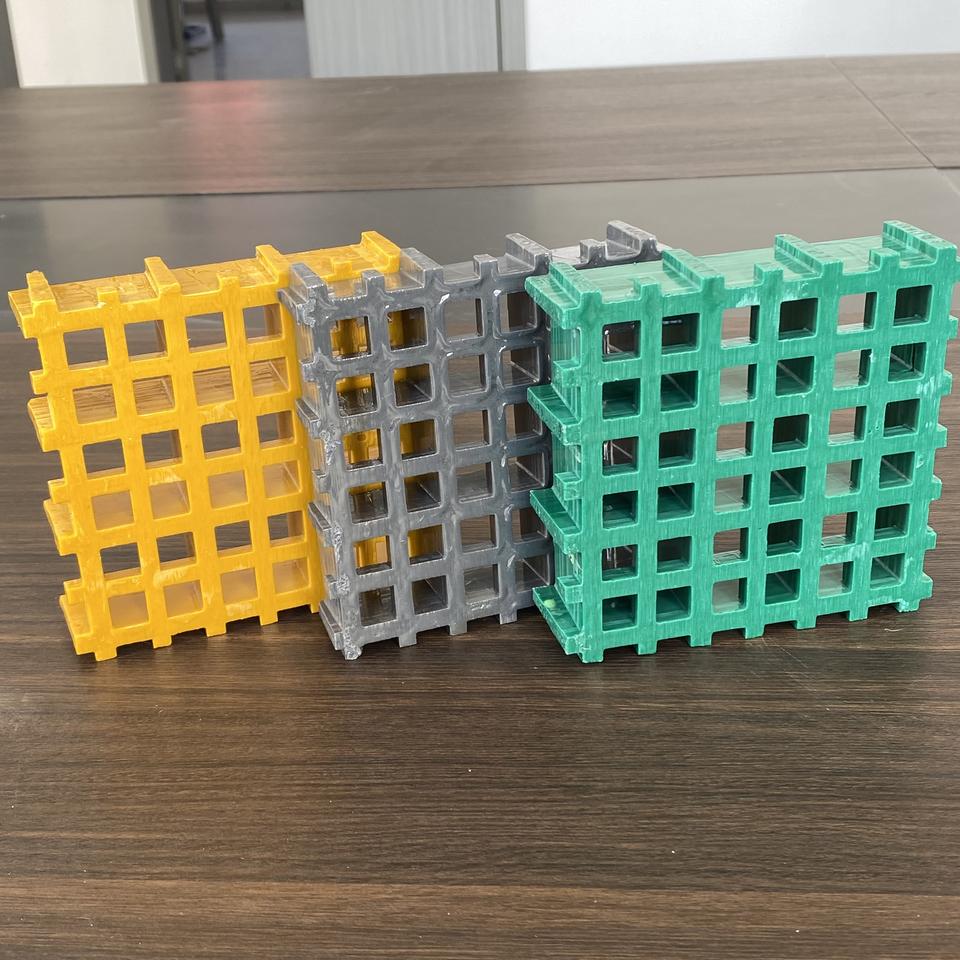 FRP Composite Grating Fibreglass Grid Mesh Panel Industrial Flooring ...