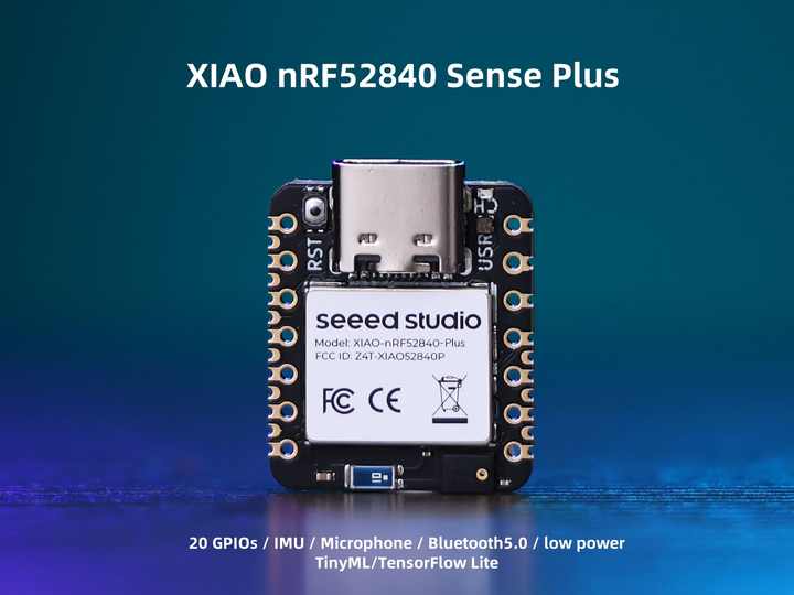 XIAO Nrf52840 Plus - 20 Gpios, Micropython/circuitpython