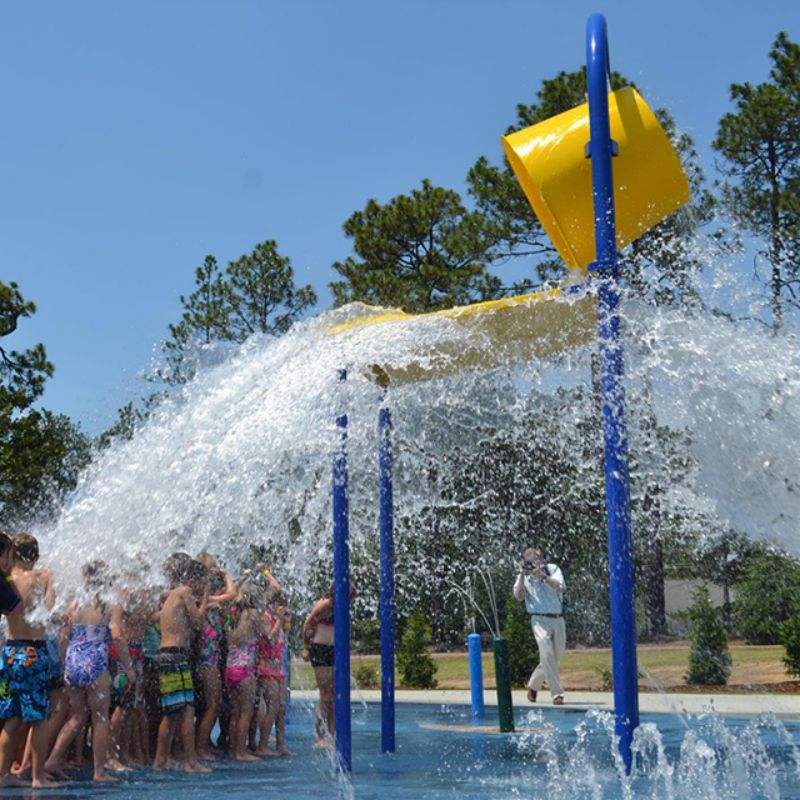 Splash Tower Aqua Bucket: Outdoor Water Park Equipment for Schools ...