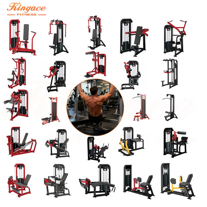 Adult Fitness Club Full Set Commercial Use Steel Gym Equipment Package ...