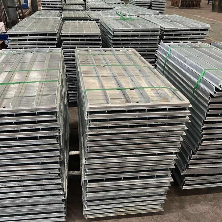 3mm Chequer Plate Galvanized Steel Grating Metal Pit Cover Fabrication ...