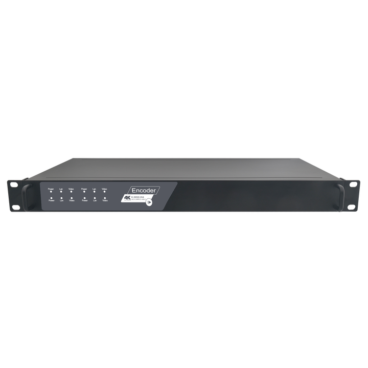 1U Rackmount 4-Channel 4K60 HD IP Stream Encoder - XEY1K-4
