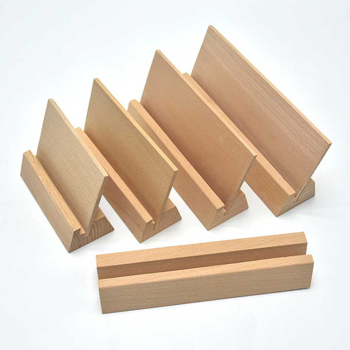Wooden Calendar Stand Holder - Stylish Table Top Display