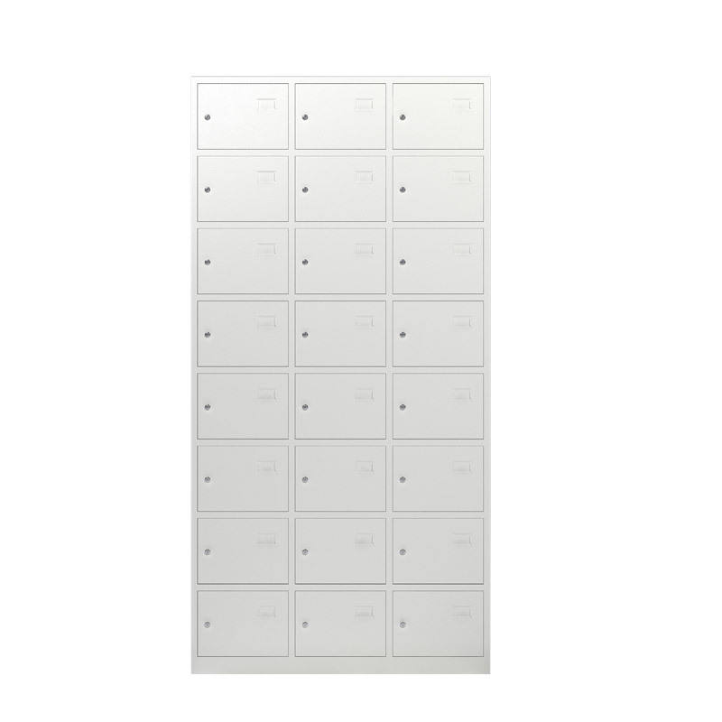 24 Door Steel Locker Cabinet Multi Compartment Metal Storage Locker for ...