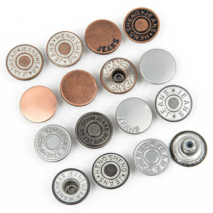Custom Engraved Jeans Metal Buttons - Durable & Stylish