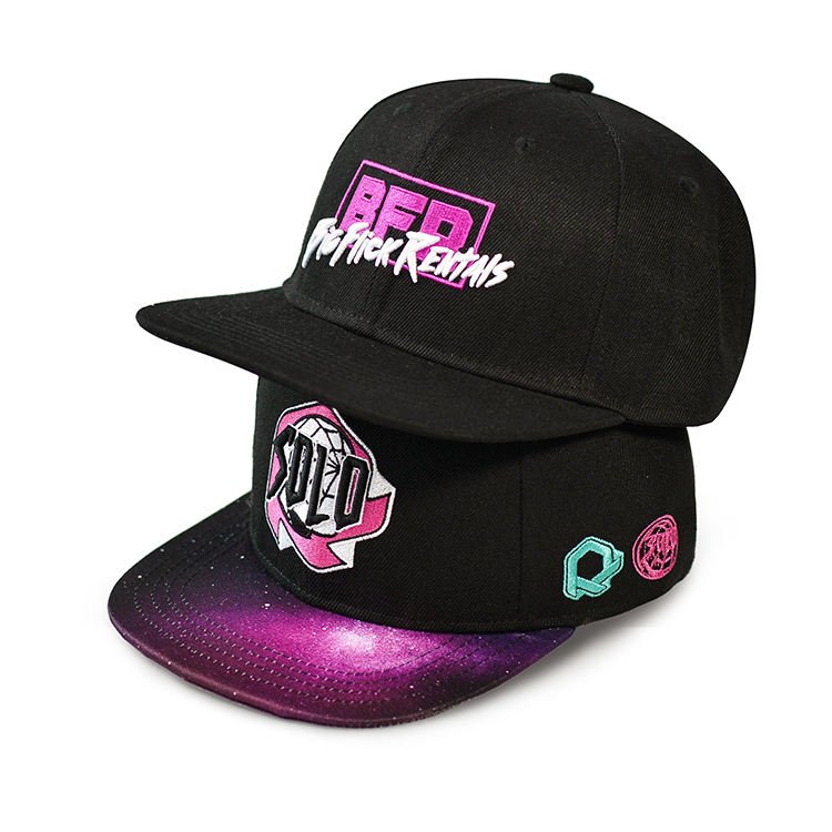 Newest Design Football Hip Hop Flat Brim for Snapback Hats Sporty Caps ...