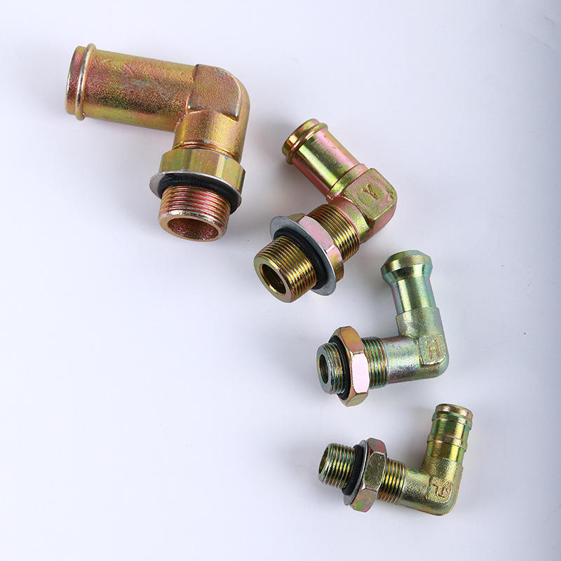 SNIPPIN Copper Truck Booster Elbow Pump Connector Vane Oil Pipe Series ...