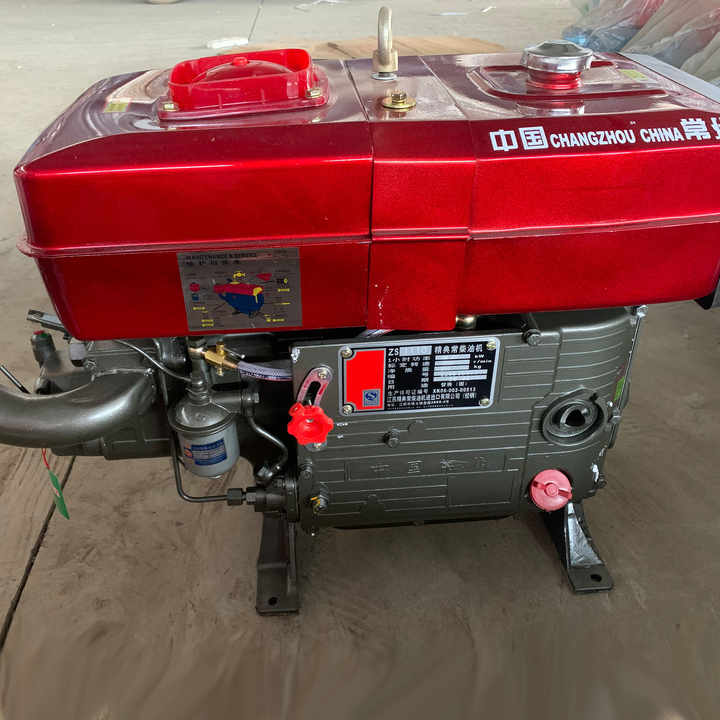Direct Injection Four-Stroke Small Single Cylinder Diesel Engine 14HP ...