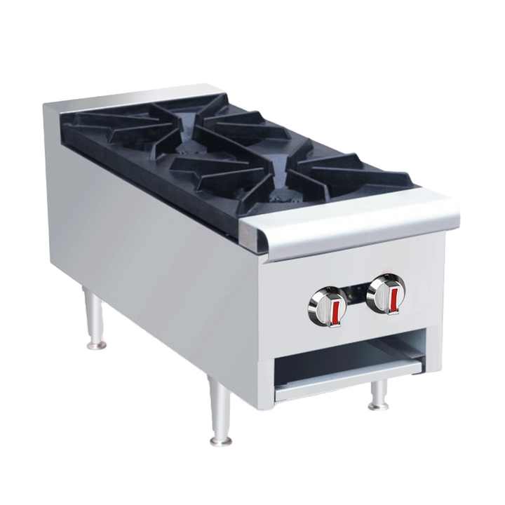 Commercial Stainless Steel Gas Cooking Stoves - 2 Burners