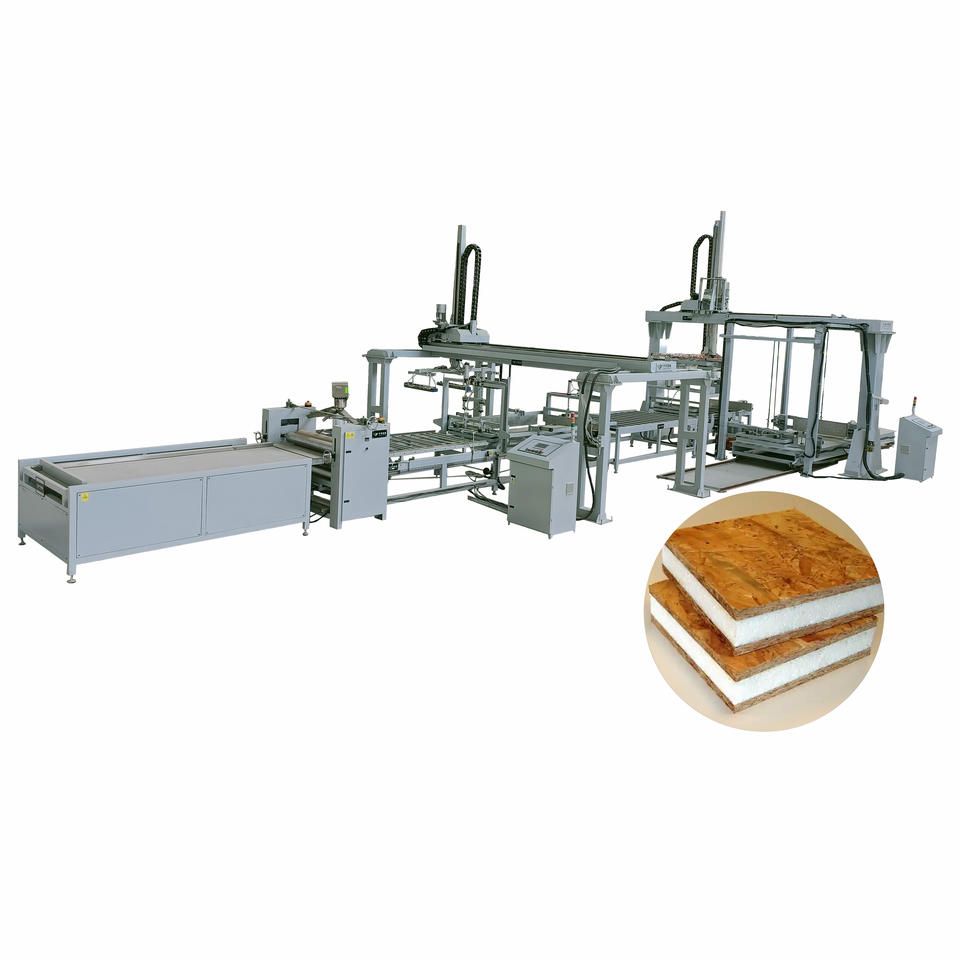 SIP Panel Machines Cold Press Laminating System XPS/EPS Sandwich Panel ...