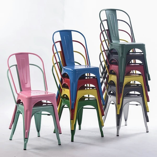 Wholesale Industrial Design Stackable Iron Chair Metal Frame