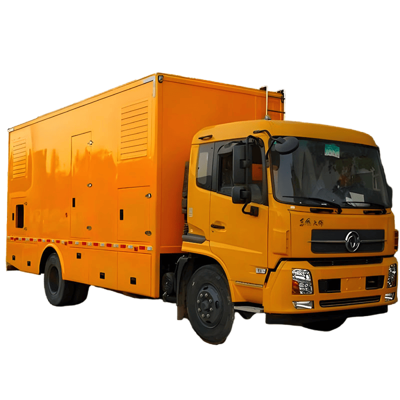 T0yota 4x2 250kw Mobile Diesel Generator Truck for Large Construction ...