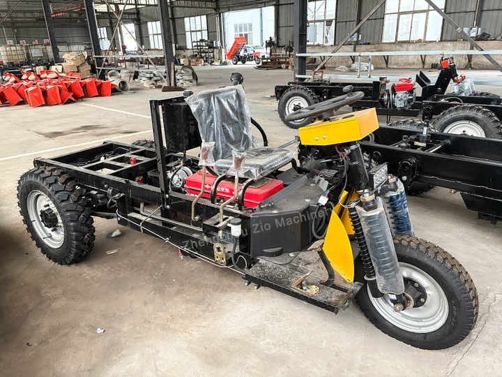 22hp Diesel Motor Tricycle, Multi-Functional Mini Hydraulic Dumper ...