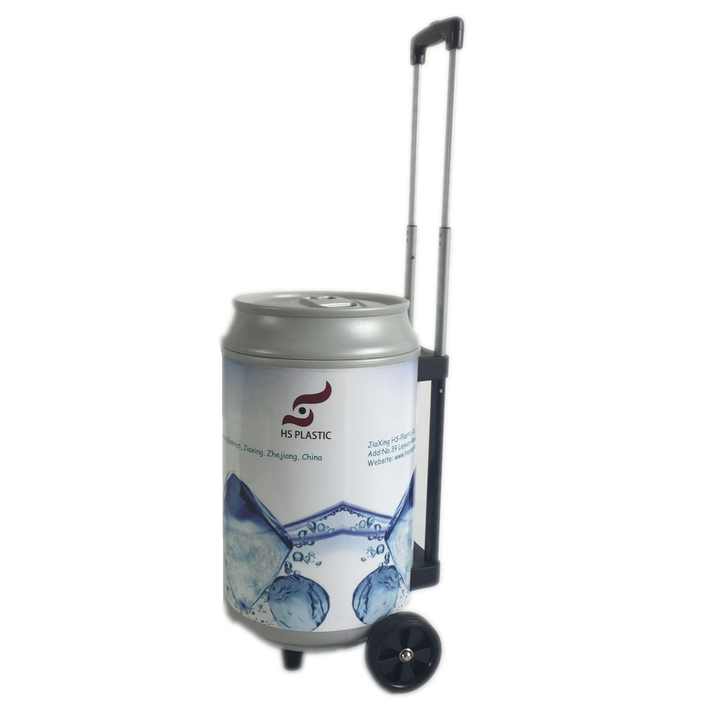 HS Plastic Trolley Cooler - Ideal for Outdoor Camping