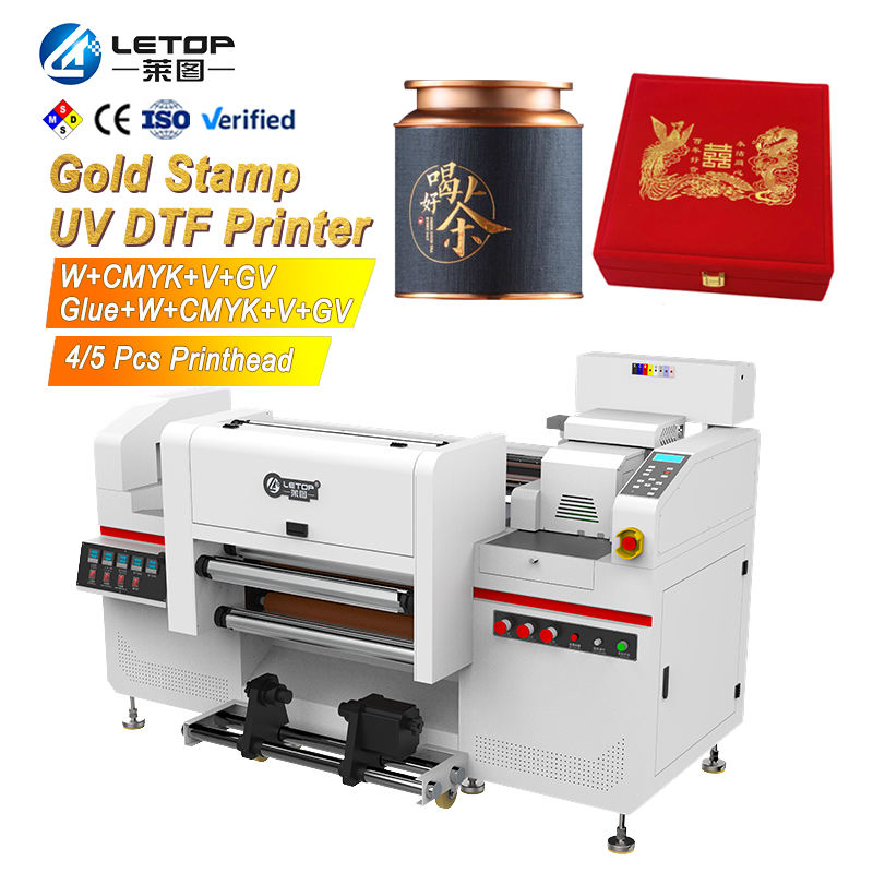 Large Format Uv Gold Sticker Roll to Roll Printer Inkjet Plotter Label ...