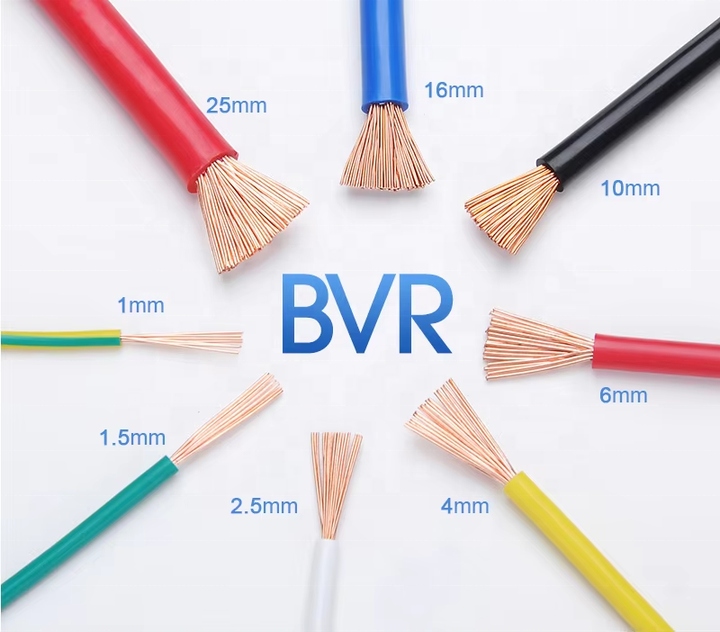 Home House Building Wiring BVR/BV 2.5mm 4mm 6mm 10mm Single Core ...