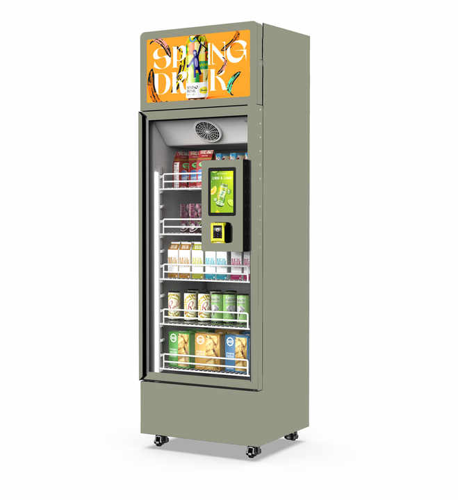 AI Smart Visual Vending Machine Cashless Touchless Retail Food and ...