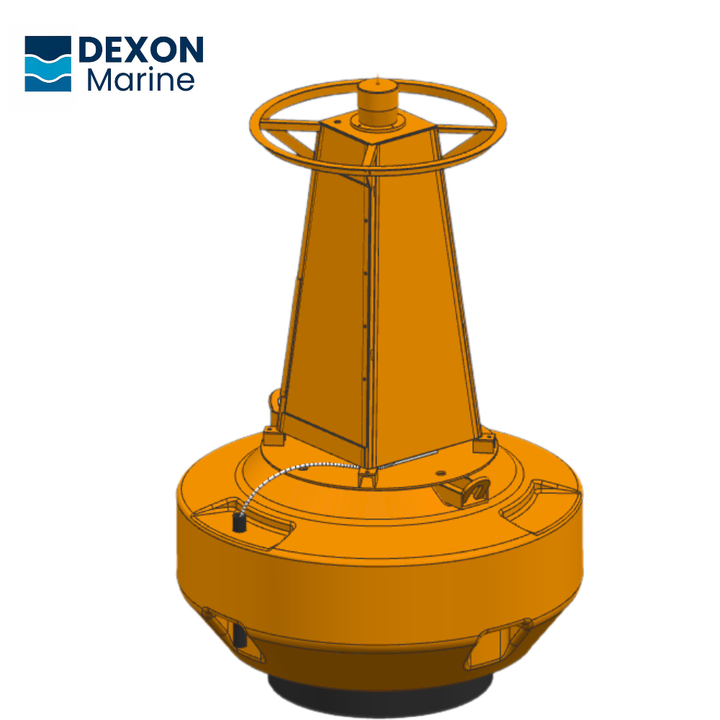 1200mm Steel Multi-Purpose Marine Buoy with Waterproof Compartment and ...