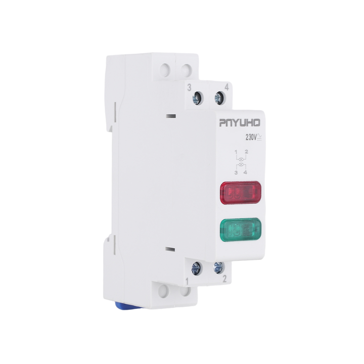 Signal Light Din Rail Indicator AC/DC 9-24V 230V Single or Double Light ...