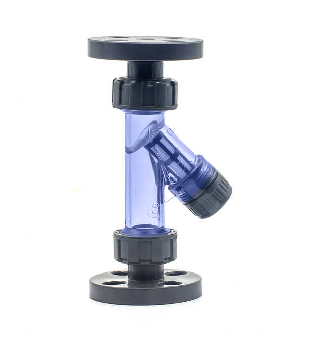 UPVC PVC Clear Transparent Y Strainer Valve - TU-PIPE