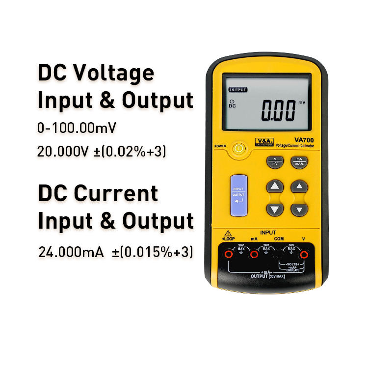 VA700 4-20ma Voltage/ma Calibrator Meter - OEM/ODM Support