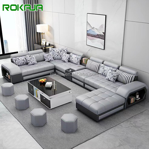Multifunctional Sofa With Music Modern 6 8 Seater Sectional Sofa Luxury ...