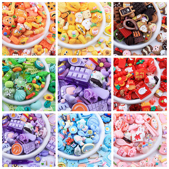Shop Our Hot Sales Mixed Design Resin Charms for Decoration