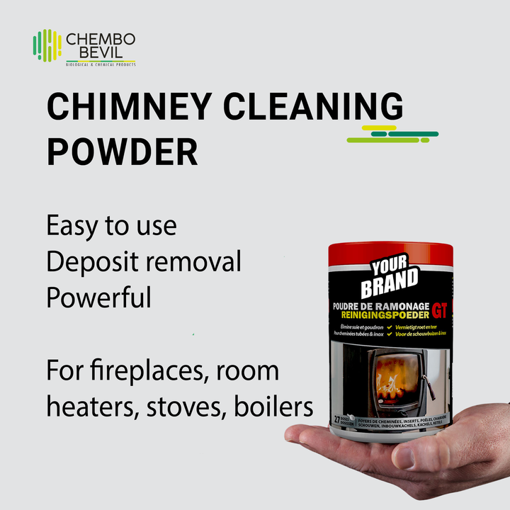 Chimney Cleaning Powder Soot Tar Remover Fireplace Stove Boiler Cleaner ...