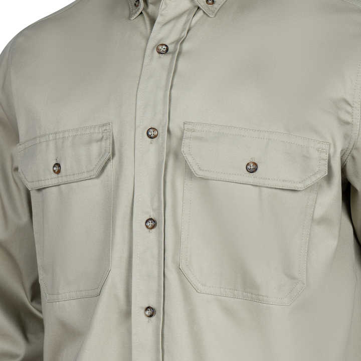 100% Cotton CAT 2 Flame Retardant Twill Work Shirt for Welding Safety