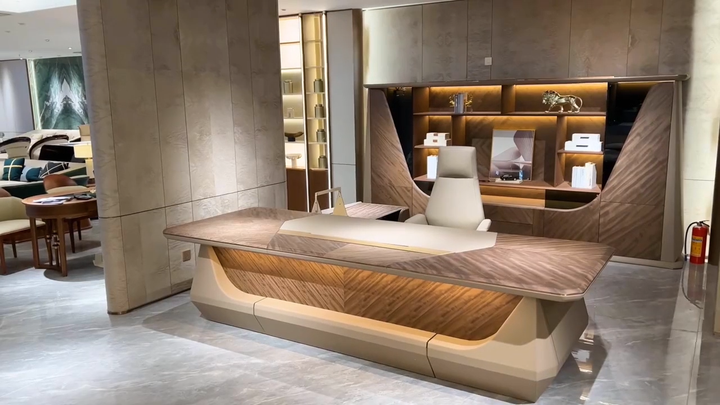 Customize Luxury Wooden Office Furniture - High-End CEO Desk