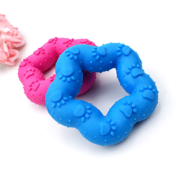 2023 factory hot sale pet toys environmentally friendly TPR footprint ...