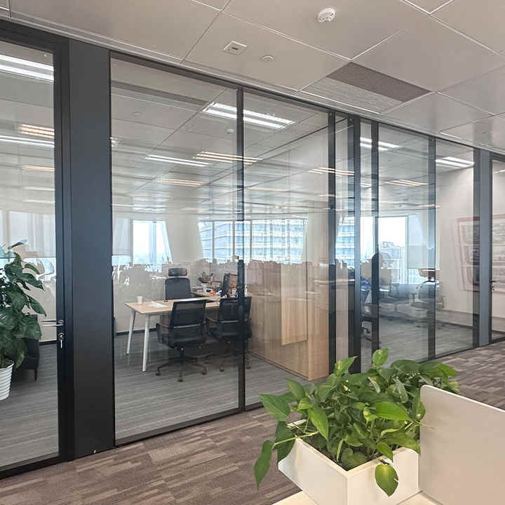Individually Loft Modular Frosted Glass Partition High Quality Luxury ...
