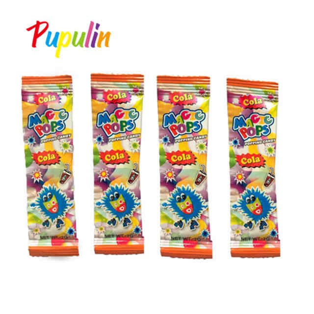 Magic Pop Candy Mix Fruity Flavor Popping Candy in Bag Packaging ...