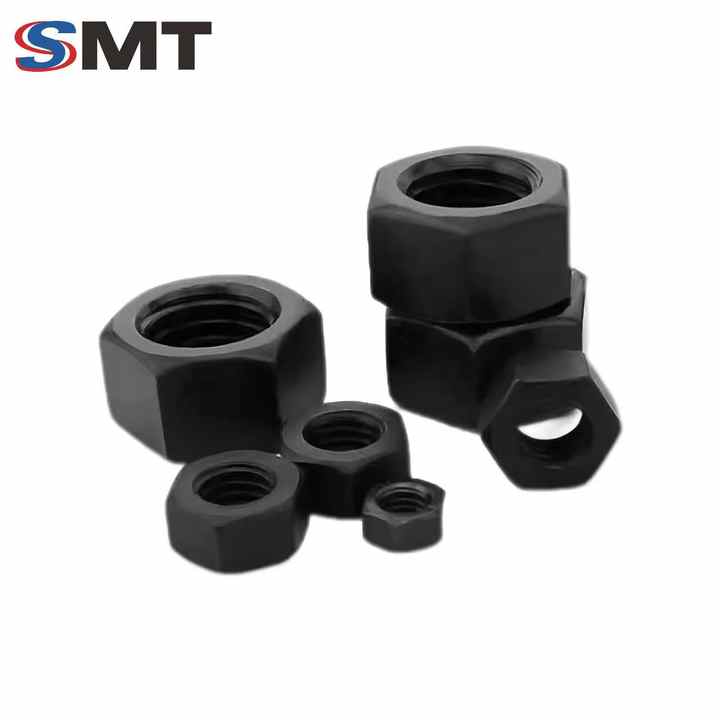 High Strength Grade 8 Quenched Black Hex Coupling Nuts Quenched Black ...