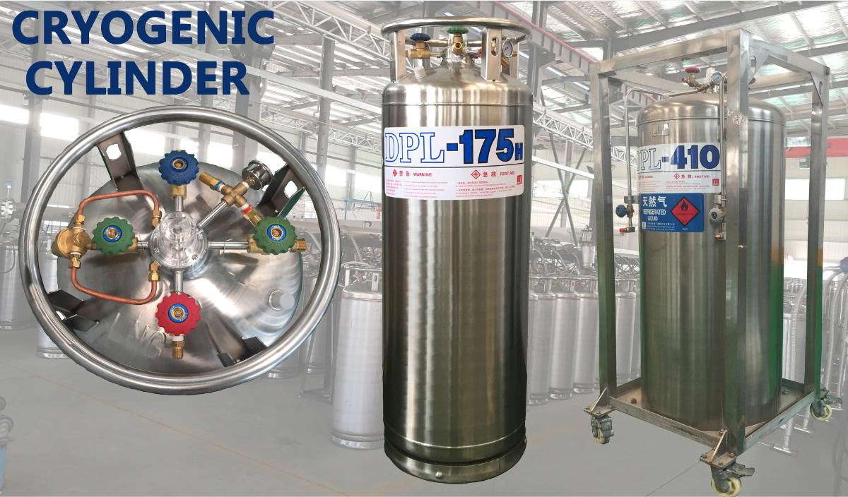 175L 2.88MPa Cryogenic Liquid Oxygen Dewar Cylinder For Hospital Use ...
