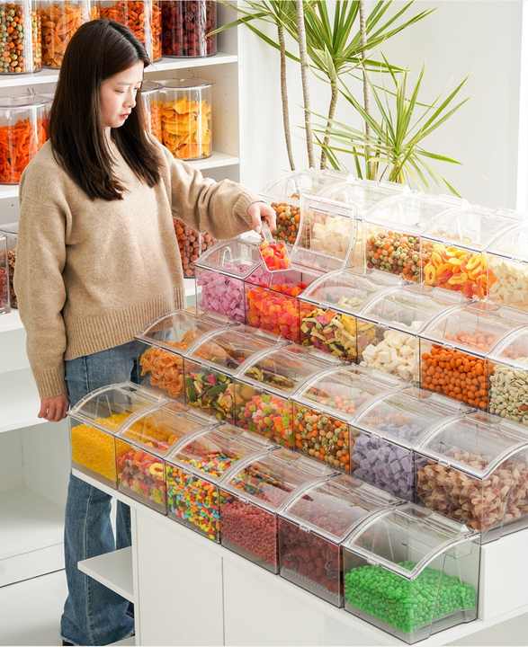 ECOBOX Cereal Food Container Candy Nuts Box Scoop Bin Storage Bins ...