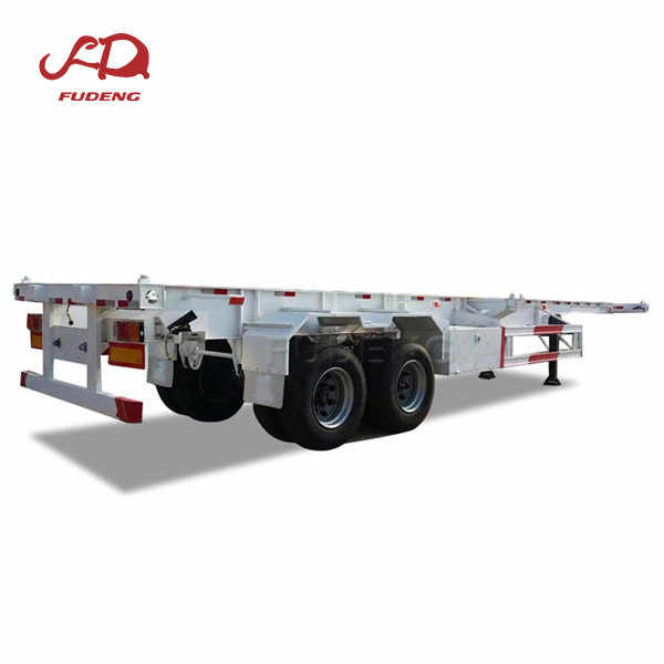 Stable Transport Truck - 20 Ft Container Chassis 2 Axle Trailer