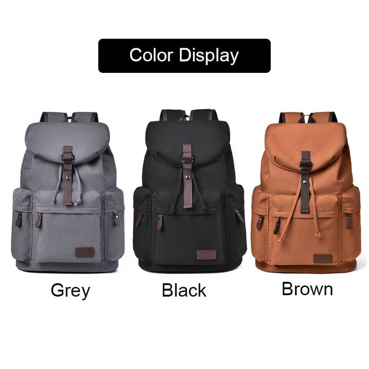 Large Capacity Multi-Pocket Oxford Backpack Men Casual Student Office ...