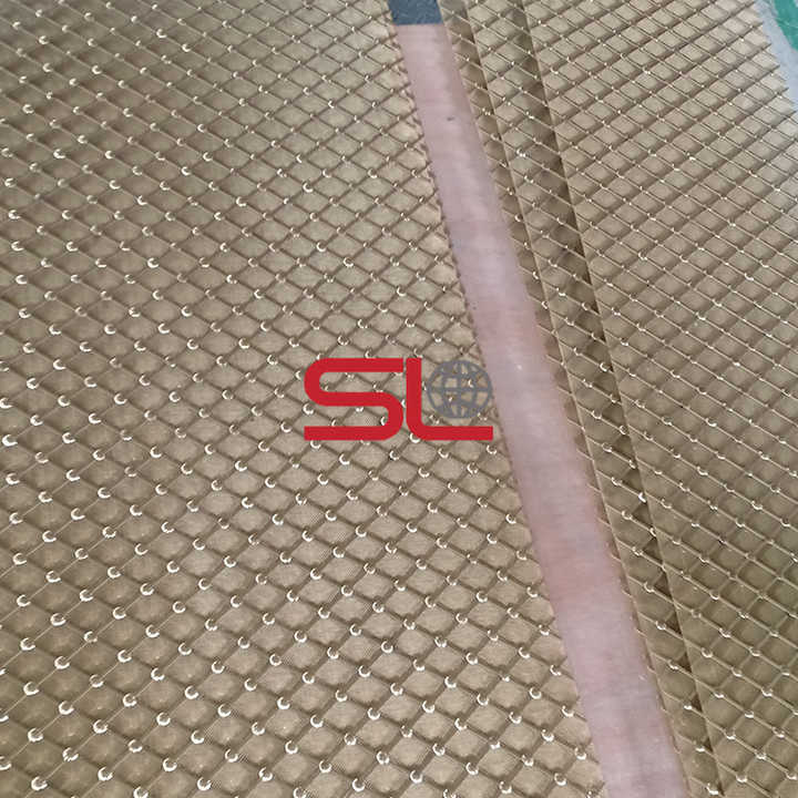 Decorative Diamond Radiator Wire Mesh Grilles for Cabinets Doors