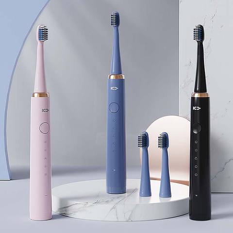 SONIC Electric Toothbrush - 2pcs Heads, 33000-48000 Strokes/min