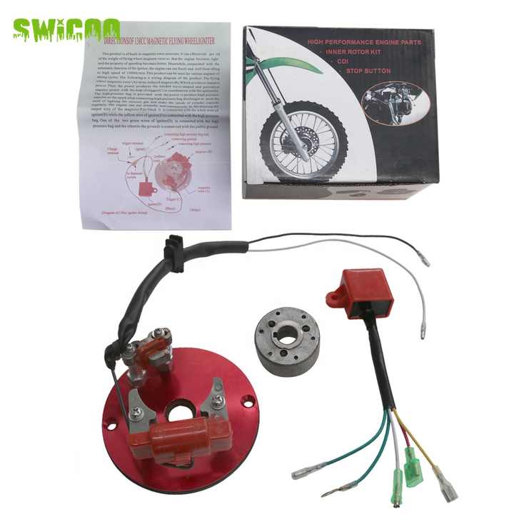 Magneto Set Racing Stator Magneto Inner Rotor Kit for 110cc 125cc 140cc ...