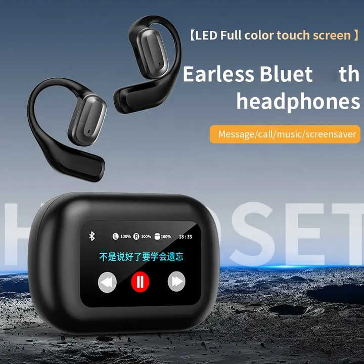 Wireless Gaming Earbuds with Touch Screen & ANC Noise Cancelling