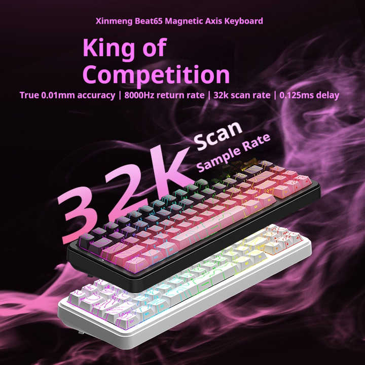 Customized XINMENG Beat65 Wired Mechanical Keyboard with RGB Backlit ...
