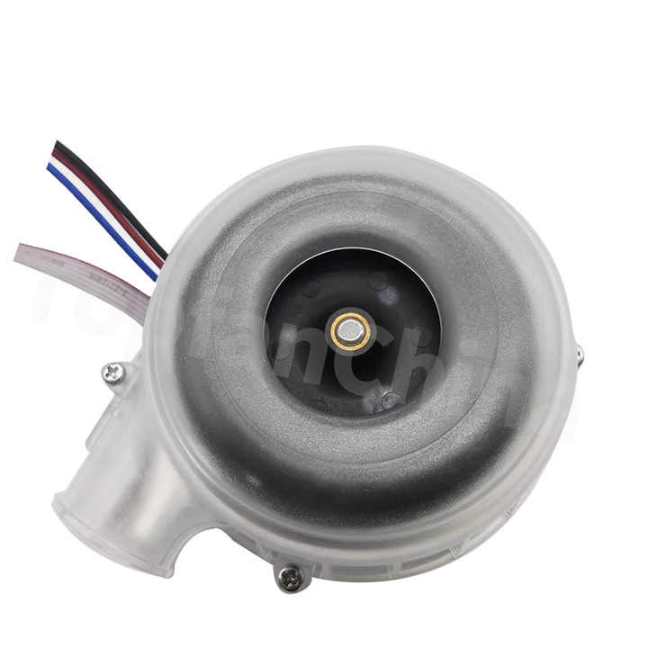 High Pressure 24v Centrifugal Turbo Fans Blowers DC Axial Motor