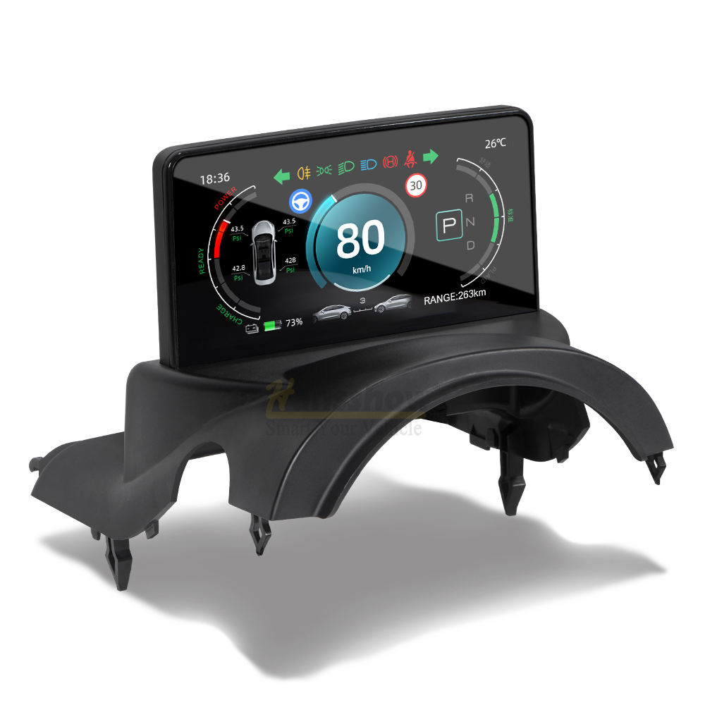 Hansshow Model 3/Y New 5.16" Mini Screen Dashboard Display for Tesla ...